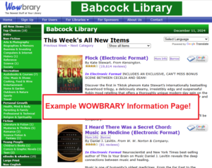 Adopt an Author & More! – Babcock Library